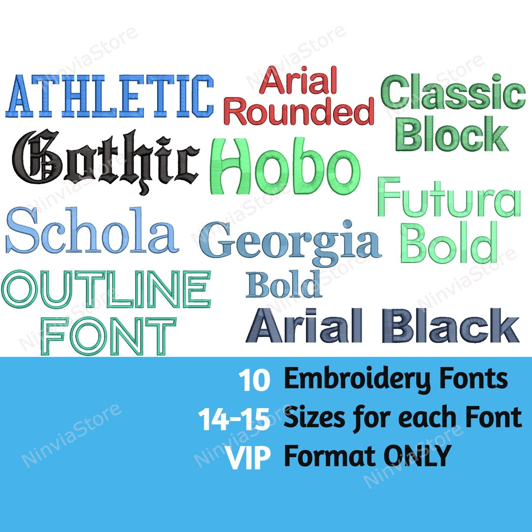 VIP Embroidery Font Bundle, Monogram Alphabet Embroidery Design, VIP ...