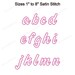Amanda Outline Script Embroidery Font BX, Alphabet Machine Embroidery ...
