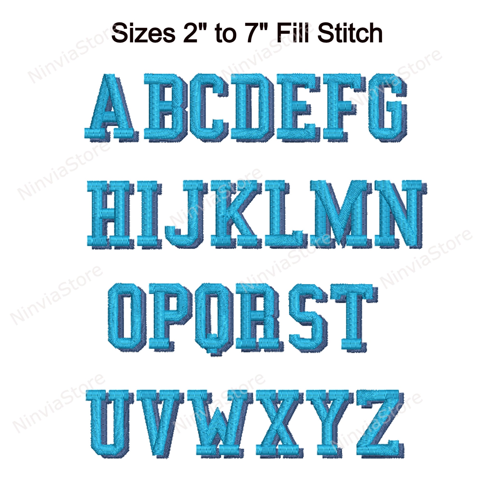 Athletic Shadow Embroidery Font, Monogram BX Font, Machine Embroidery ...