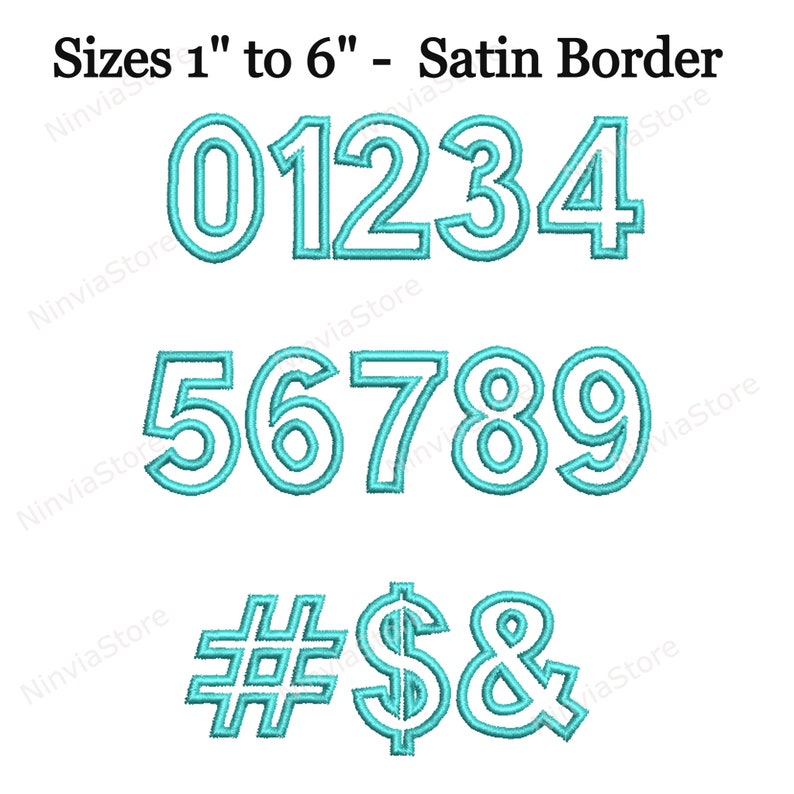 Block Applique Embroidery Font Machine Embroidery Design - Etsy