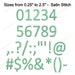 Calibri Embroidery Font, Machine Embroidery Design, Monogram BX Font ...