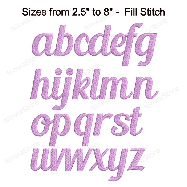 Blenda Embroidery Font Script Font PES Monogram Font BX - Etsy