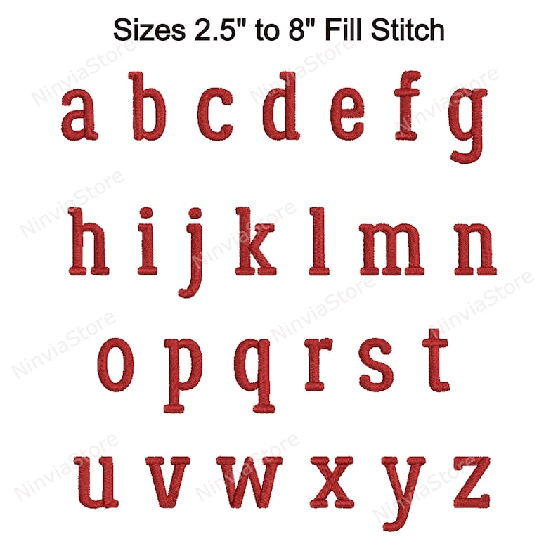 Formal Serif Embroidery Font BX Font Monogram Alphabet - Etsy