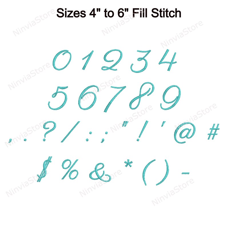 Graceful Script Embroidery Font - Cursive Monogram BX PES + 7 Formats ...