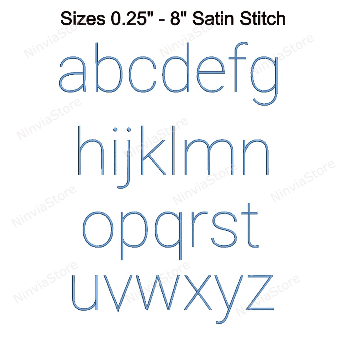 Thin Block Embroidery Font Block BX Font Monogram Alphabet - Etsy