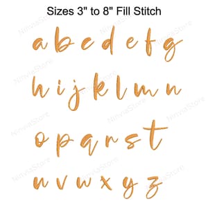 Yellowstone Script Embroidery Font, BX Font for Embroidery, Calligraphy ...