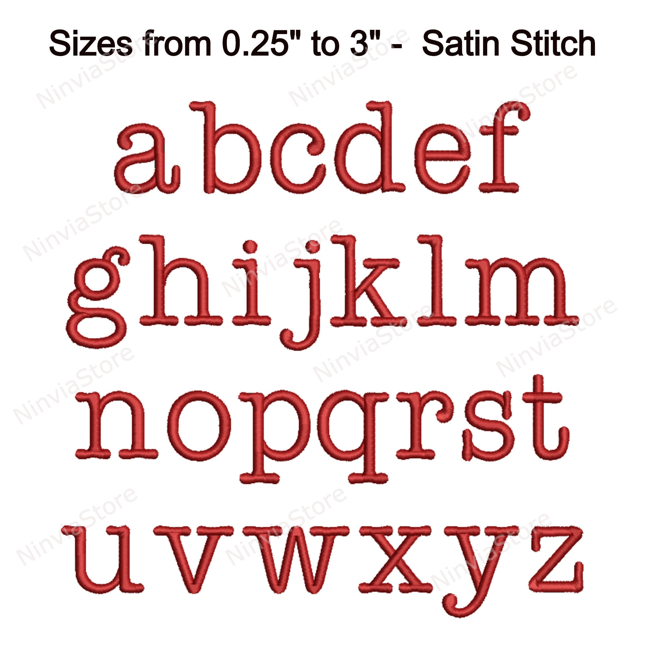 Typewriter Embroidery Font Machine Embroidery Design | Etsy Australia