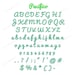 BX Embroidery Script Font Bundle, Machine Embroidery Font BX Alphabet ...