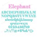PES Embroidery Font Bundle, Machine Embroidery Font Pe, Monogram ...