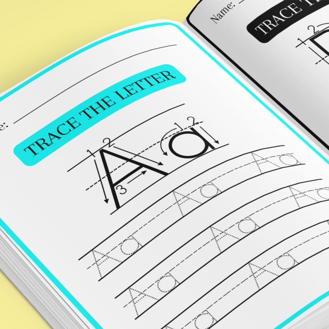 Handwriting Practice Preschool Worksheets Full Alphabet Instant ...