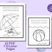 Summer Coloring Book Beach Inspired Learning Activity Pages for Prek ...