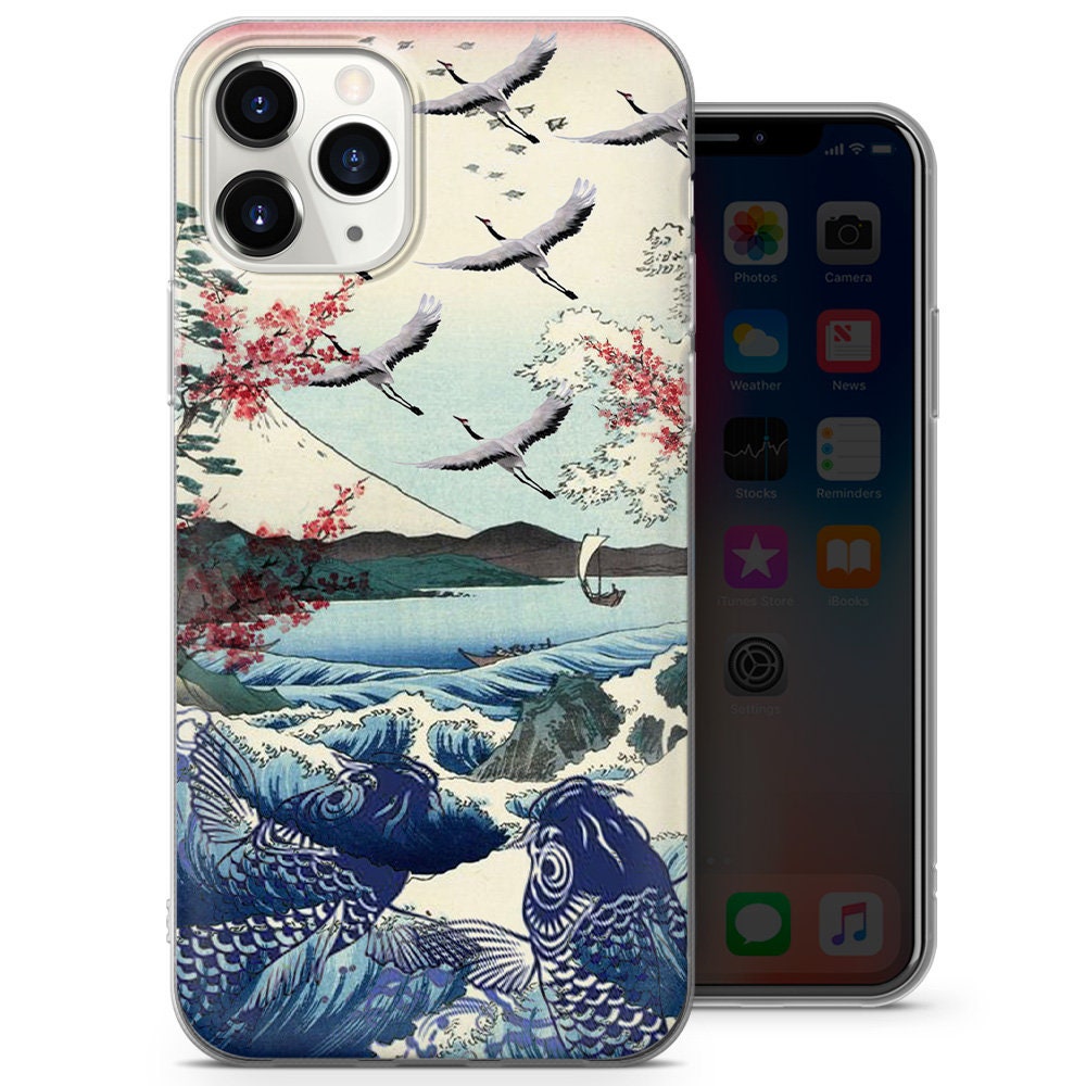 Japanese Wave Phone Case Kanagawa Great Wave Cover Fit for - Etsy UK