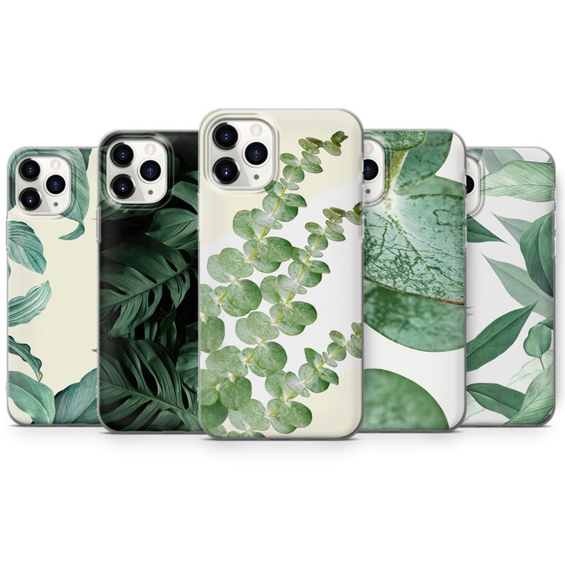 Tropical Leaves Phone Case Jungle Leaf Cover fit for iPhone | Etsy