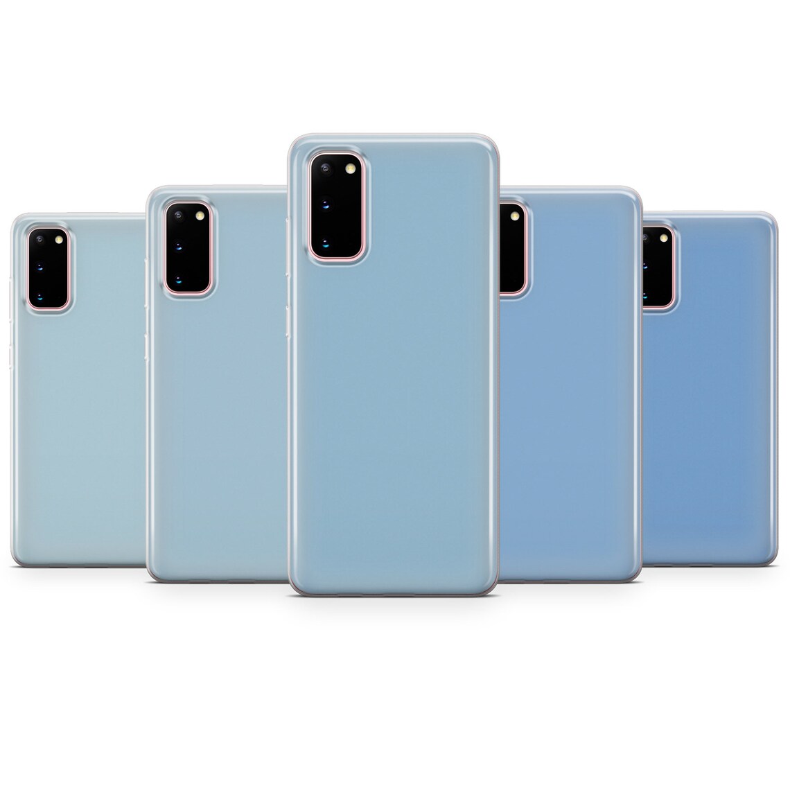 Blue Pastel Phone Case Baby Blue Cover fit for iPhone 12 7 | Etsy