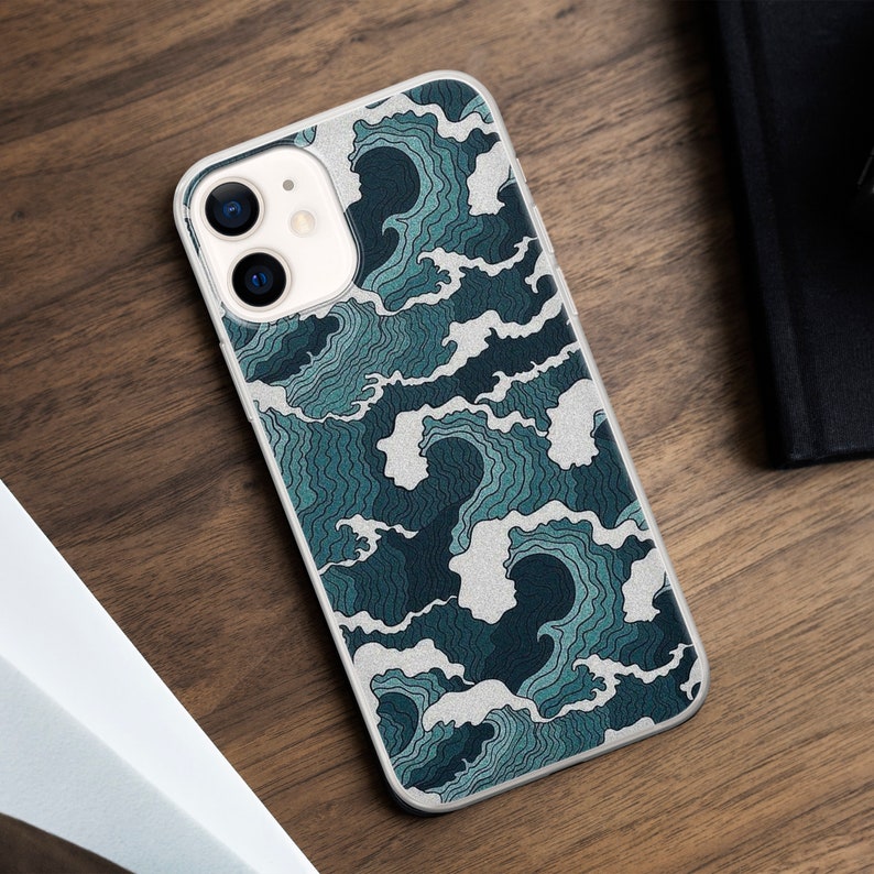 Japanese Wave Phone Case Kanagawa Great Wave Cover Fit for - Etsy