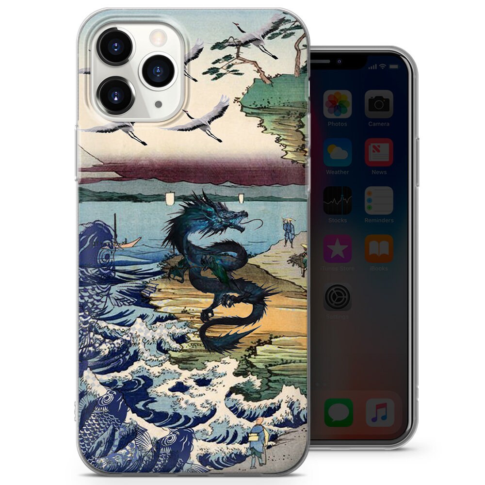 Japanese Wave Phone Case Kanagawa Great Wave Cover Fit for - Etsy UK