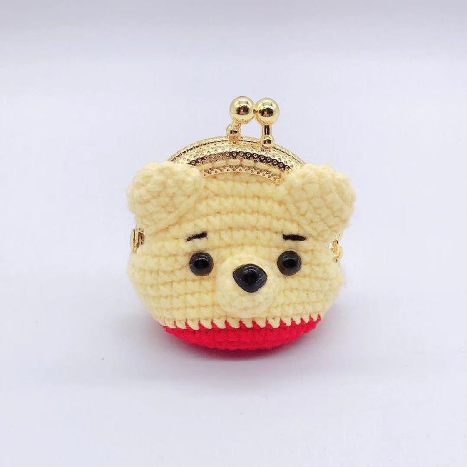 Winnie the Pooh/ Piglet Coin Purse Handmade Crochet - Etsy