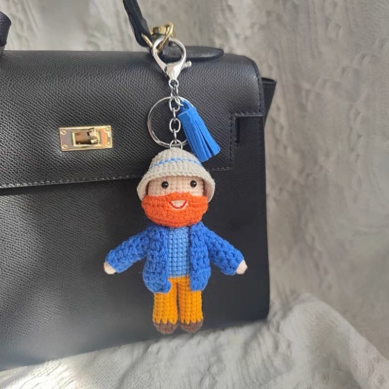 Vincent Van Gogh Crochet Keychain/ Vincent Van Gogh Crochet Doll - Etsy