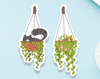 Hanging Plant Stickers - Etsy