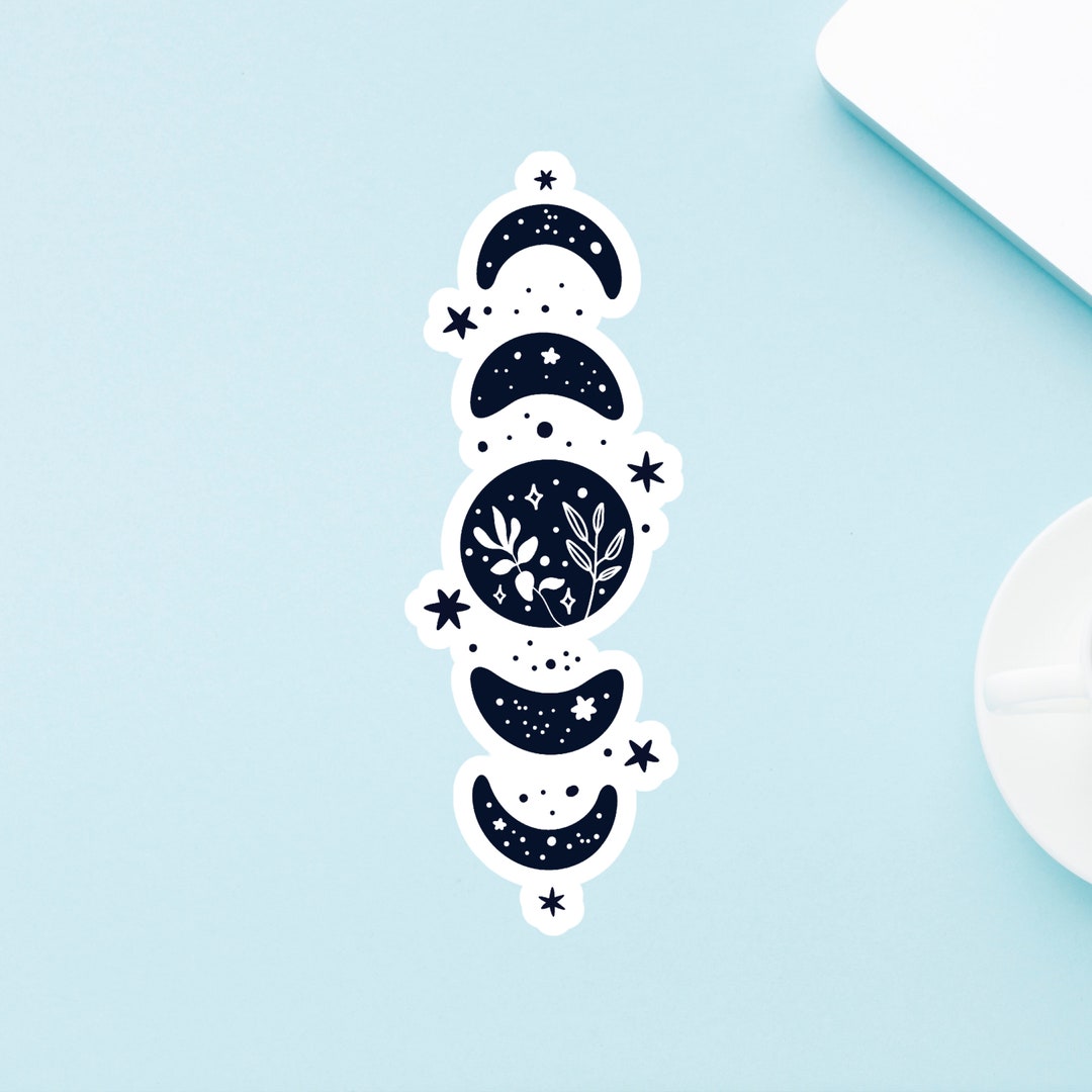 Stars and Moons Magic Sticker Planet Sticker Moon Sticker - Etsy
