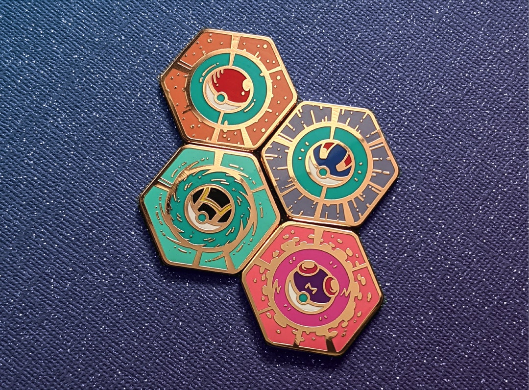 Pokemon Enamel Pins - Pokeball Series WAVE 1 - Hard Enamel Pin Set - Etsy