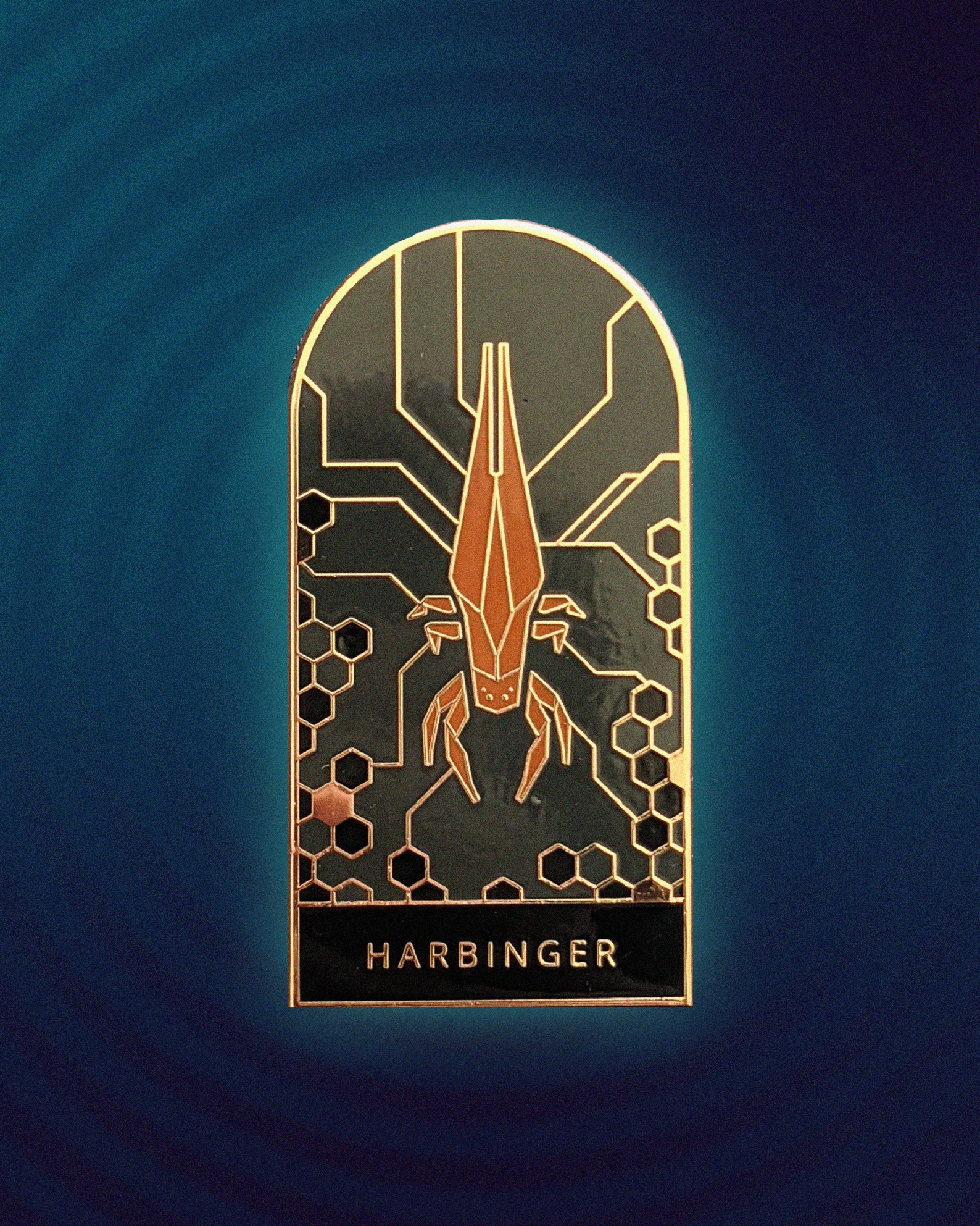 Mass Effect Enamel Pins Reaper Series Sovereign / Harbinger / Leviathan ...