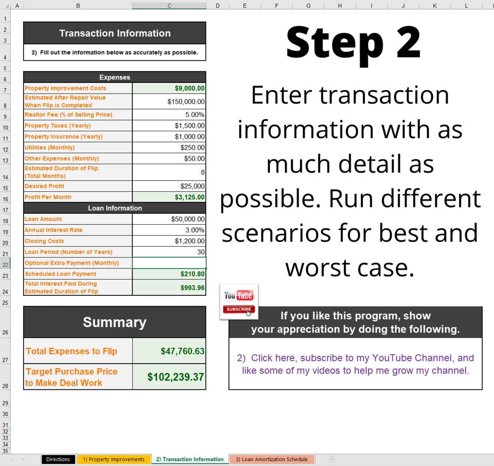 House Flipping Calculator and Ebook - Etsy