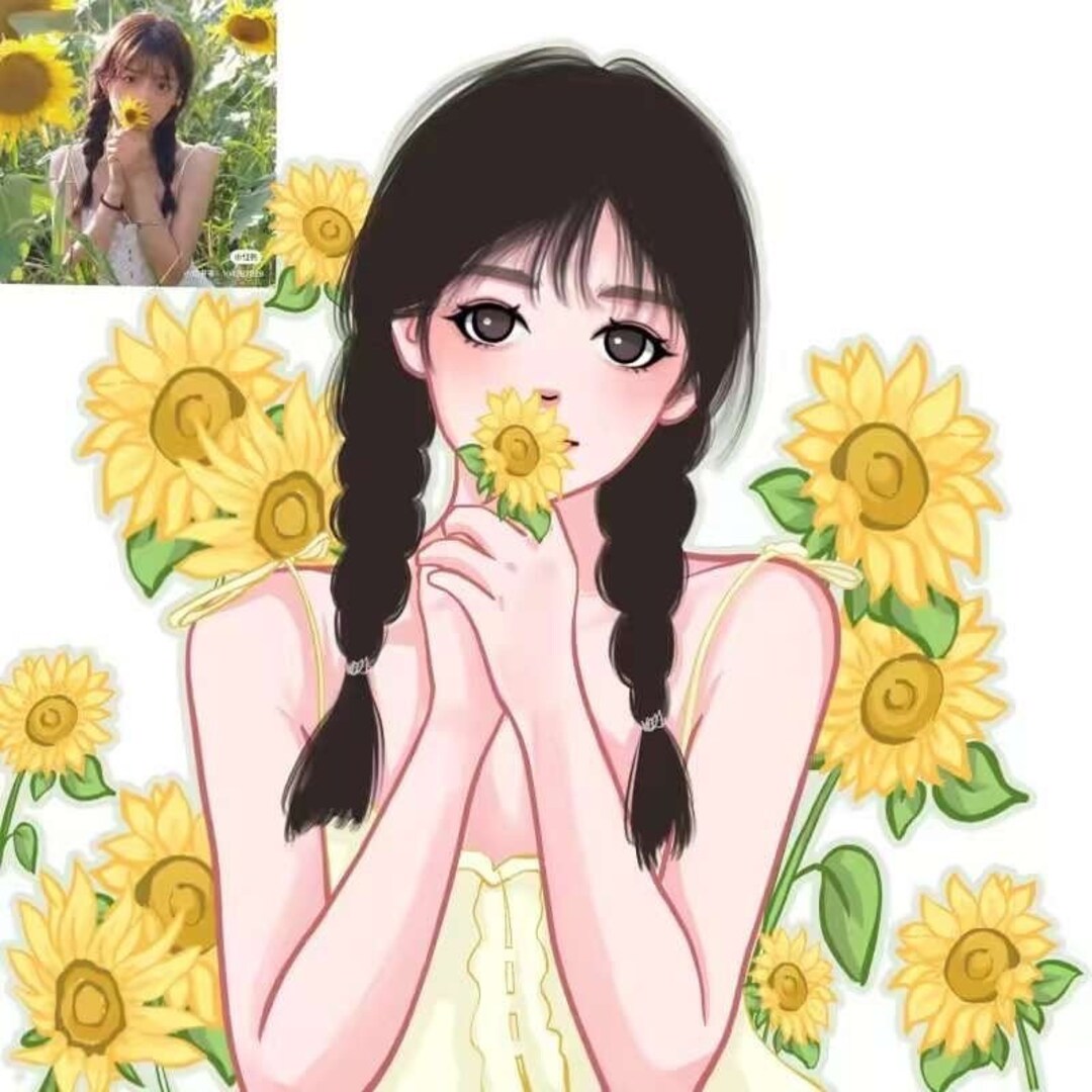 Customized Manga / Anime Portrait Drawing Customized Cartoon - Etsy