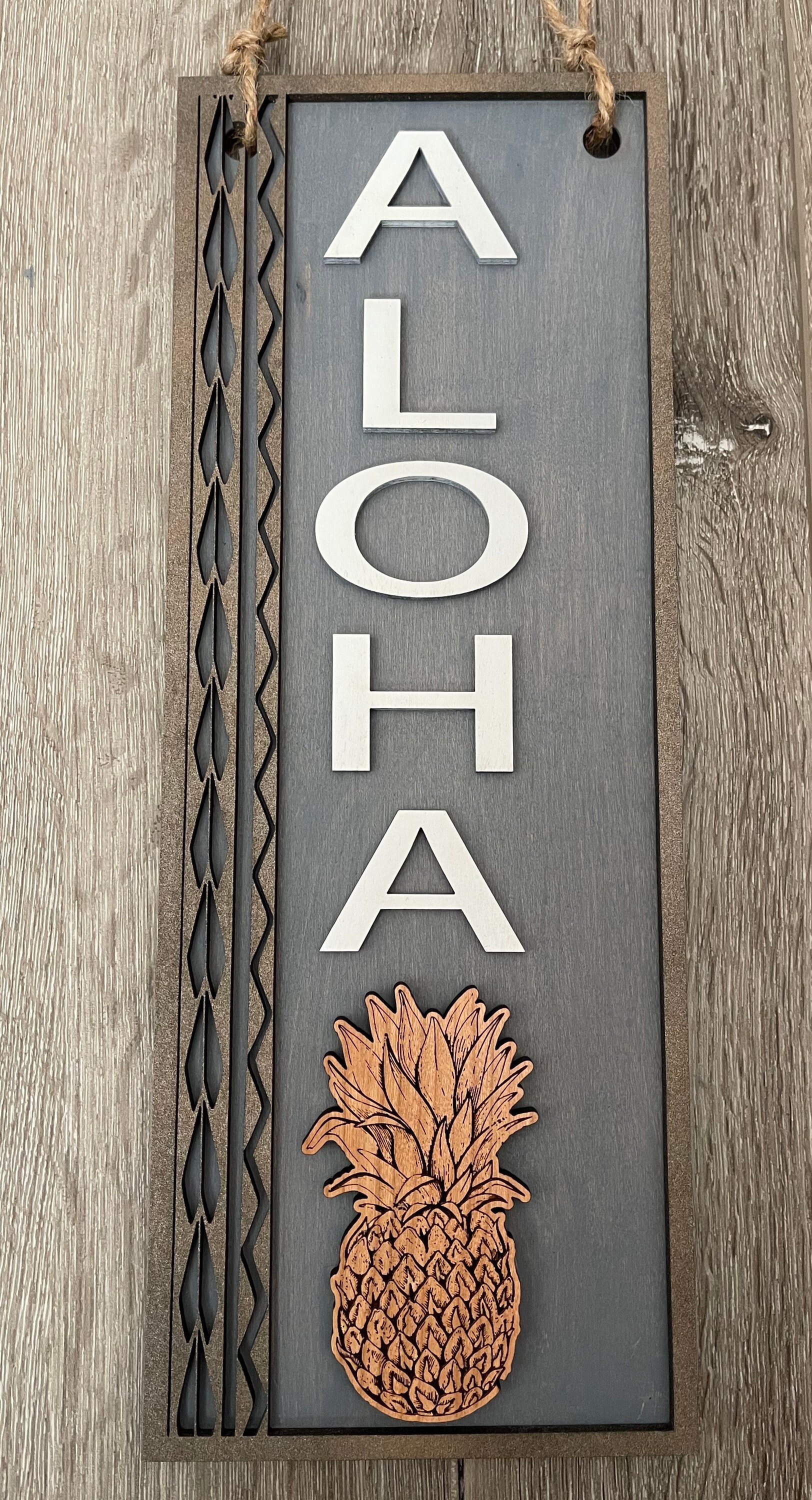 Aloha Wooden Sign