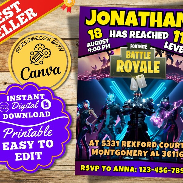 Birthday Royale Birthday Invitation - Etsy