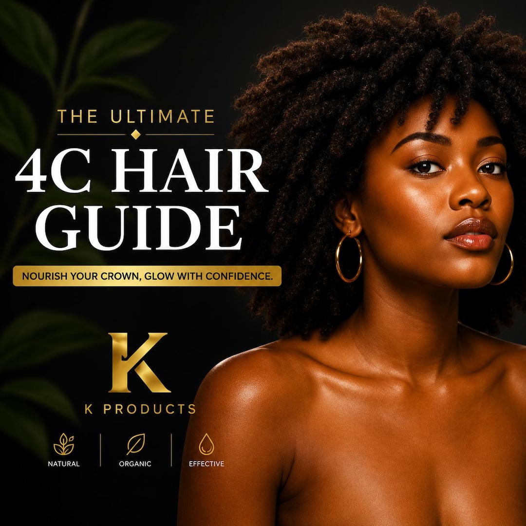 4C Hair Growth Guide | Natural Hair Routine, Moisture Retention (PDF ...