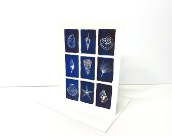 Starfish Note Card Set of 10 in White or Light Ivory With - Etsy