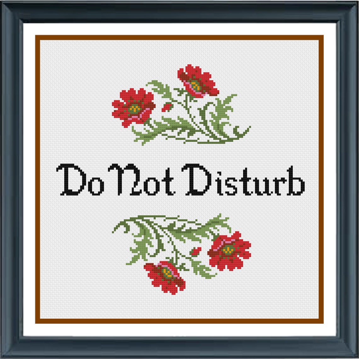 Do Not Disturb PDF Cross Stitch Pattern - Etsy