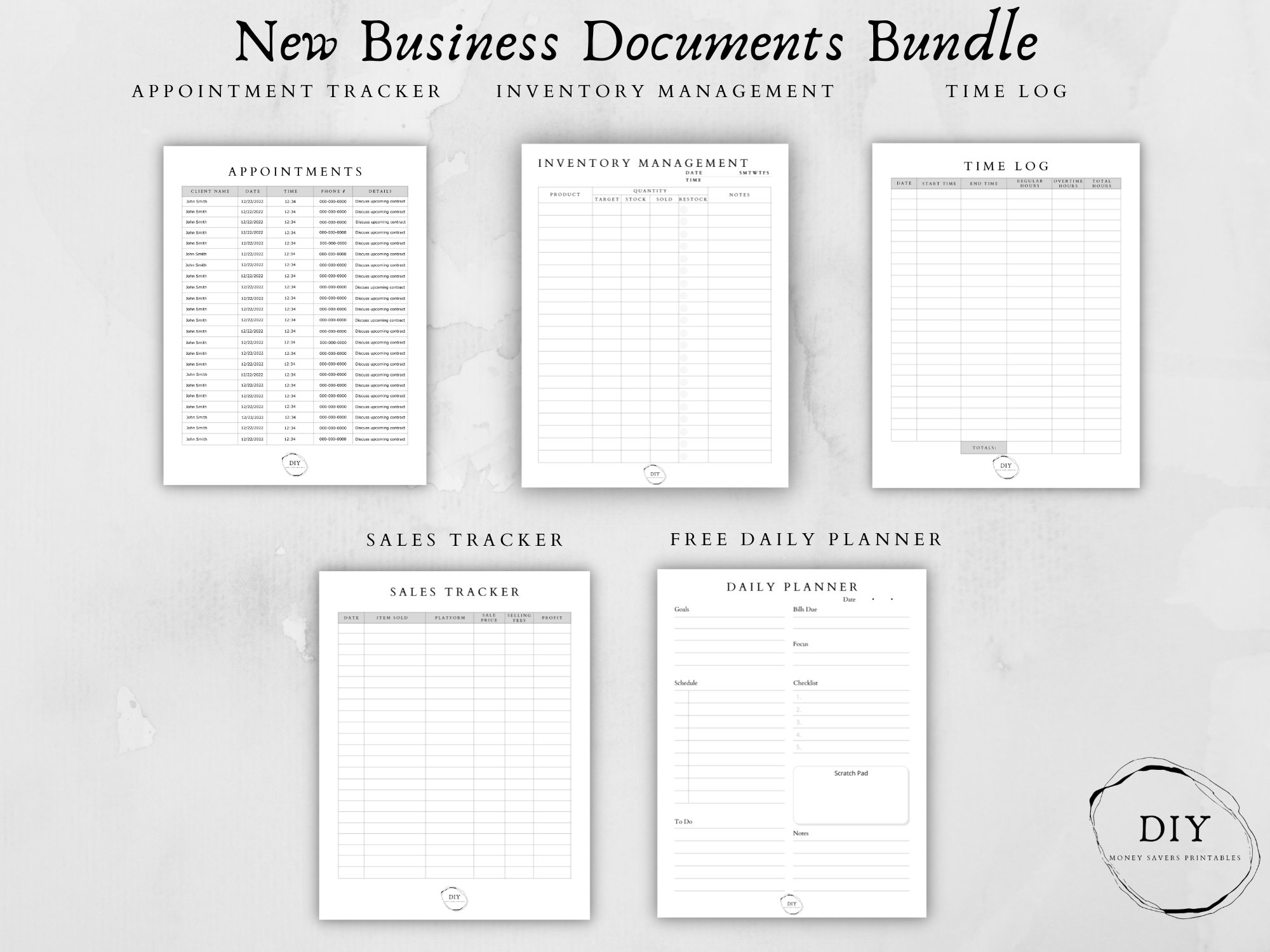 Editable [business Documents] Bundle-business Documents-editable ...