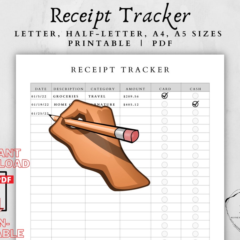 Receipt Holder - Etsy