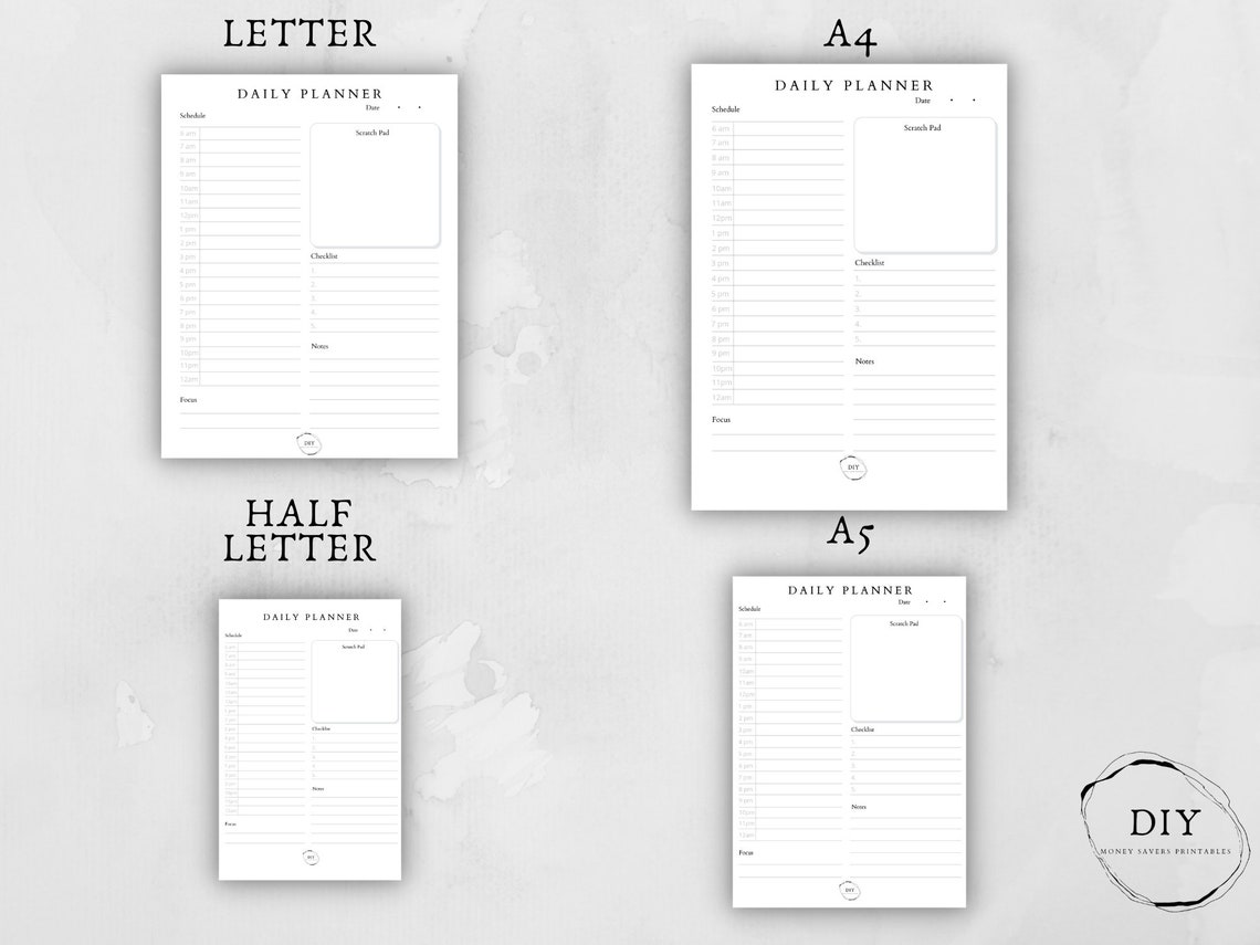 Hourly plannerdaytime Planner-hourly Planner 2023-daily Planner 2023 ...