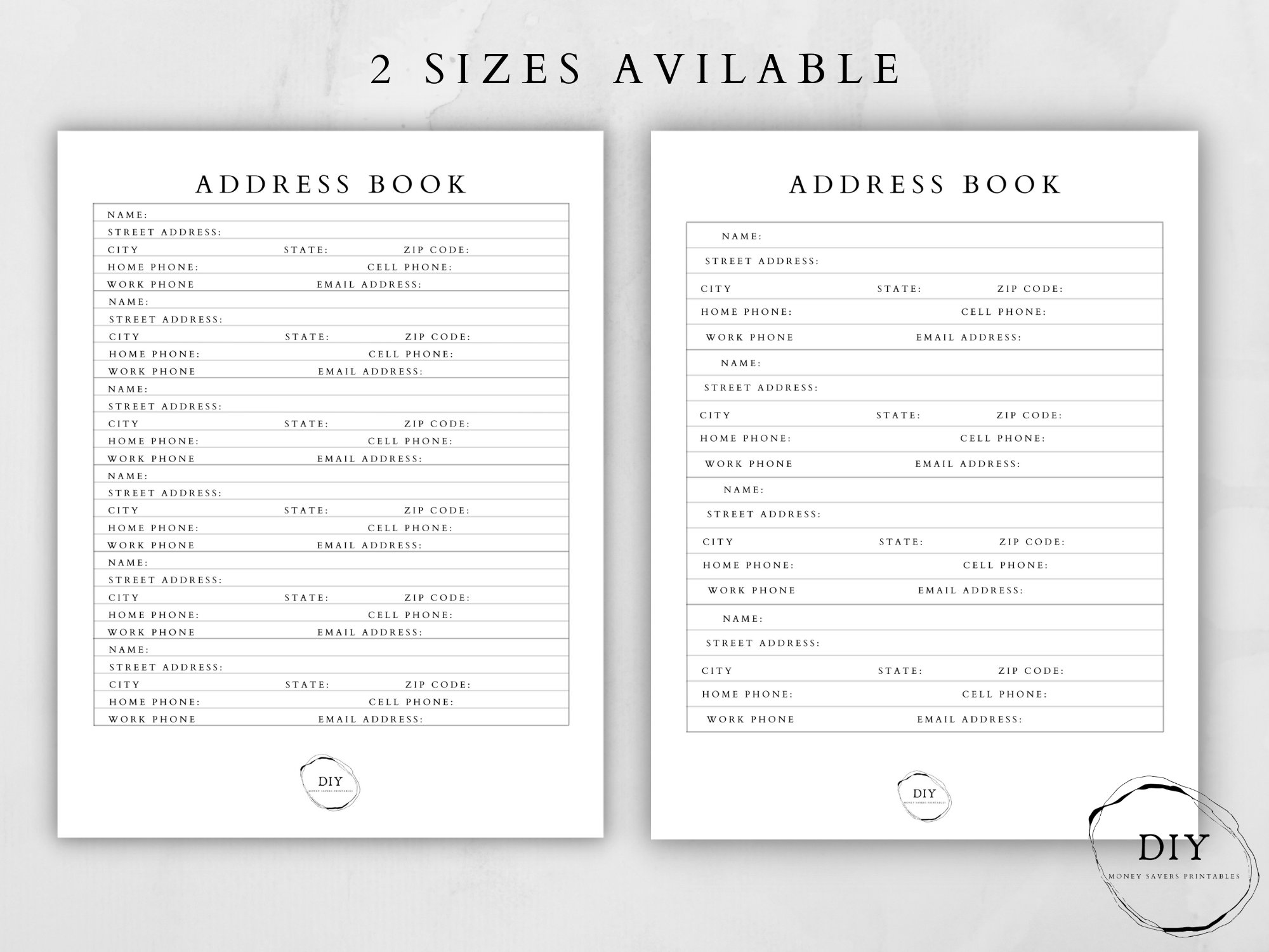 Address Book-address Books-organize Planner-address Finder-people ...