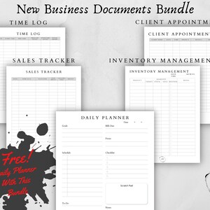New Business Documents-business Documents-new Business-new - Etsy