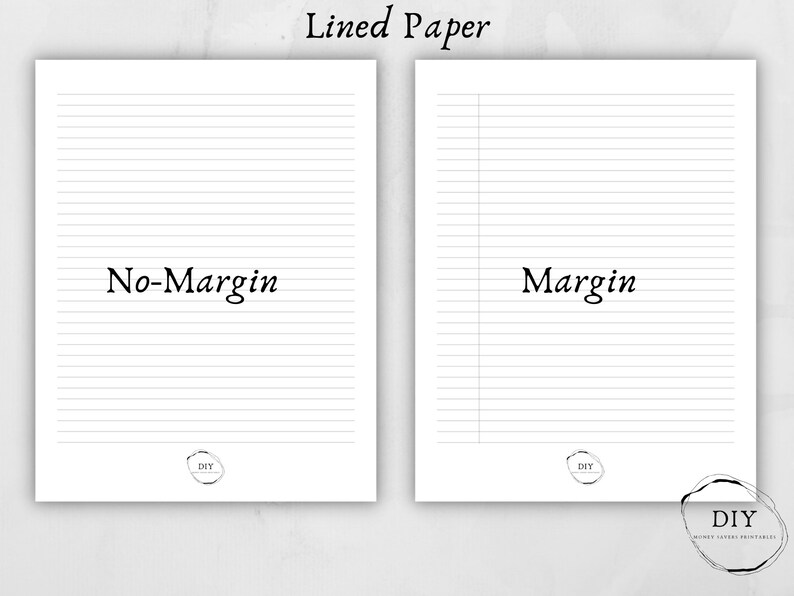 Bundle [lined Paper]-lined Paper Printable-lined Paper PDF-A5 Paper ...