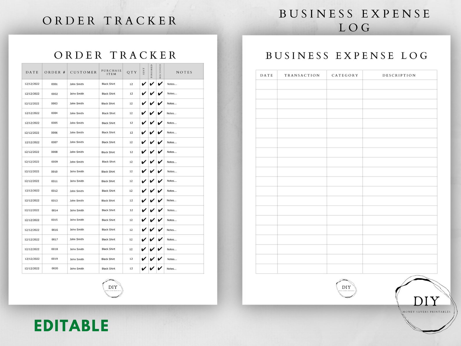 Editable [business Documents] Bundle-business Documents-editable ...