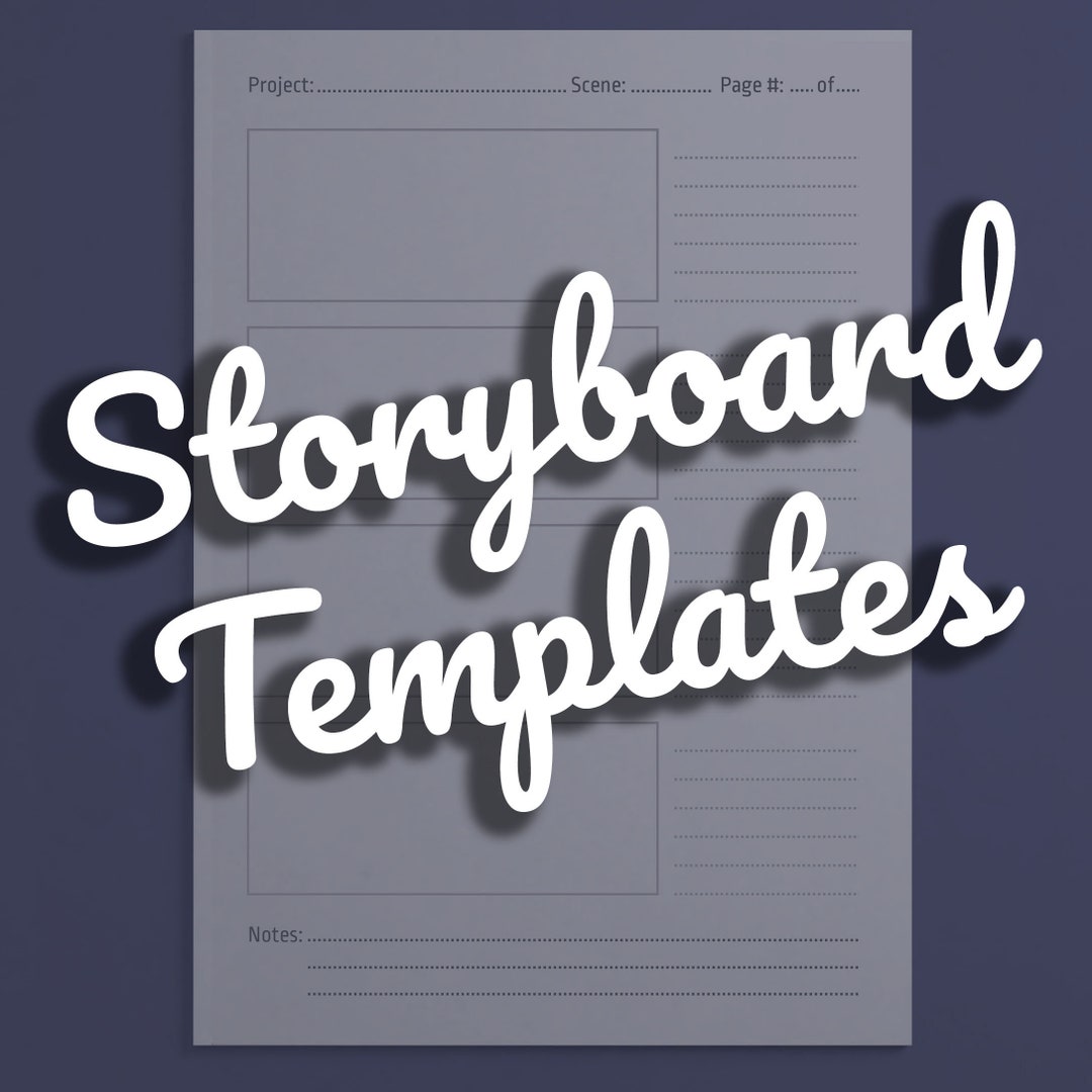 Professional Youtube Video Storyboard Templates - Printable Pdfs for ...