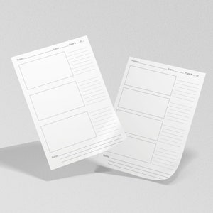 Professional Youtube Video Storyboard Templates - Printable Pdfs for ...