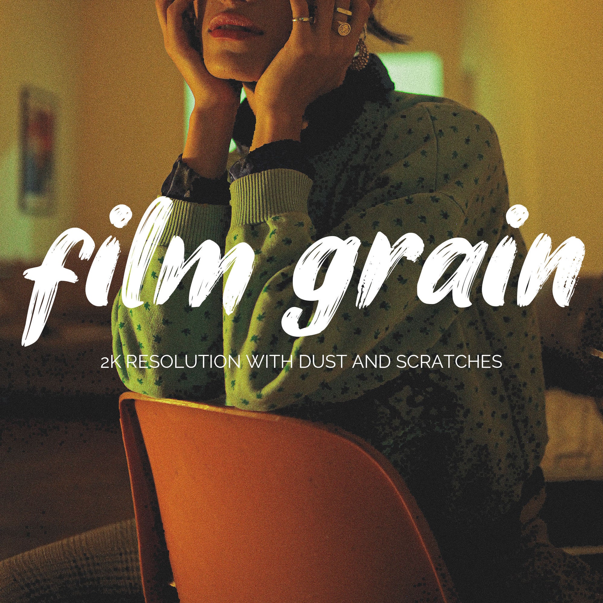 Film Grain Video Overlay - 2K Resolution With Dust & Scratches - Etsy