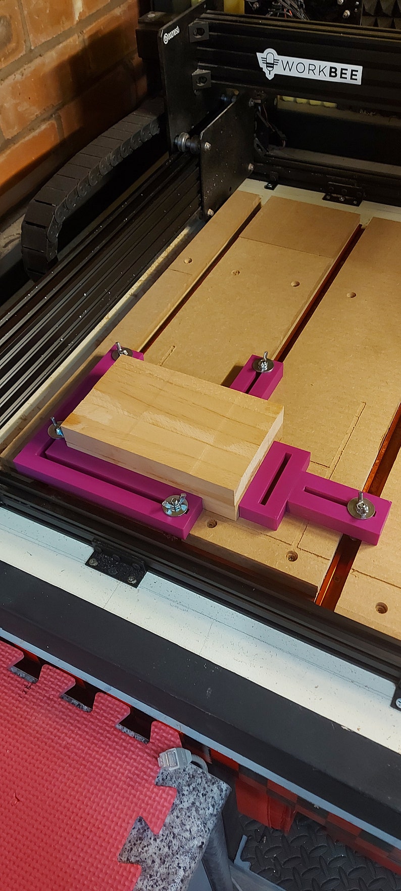 Set of 3D Printed CNC Clamps STL File for Download - Etsy