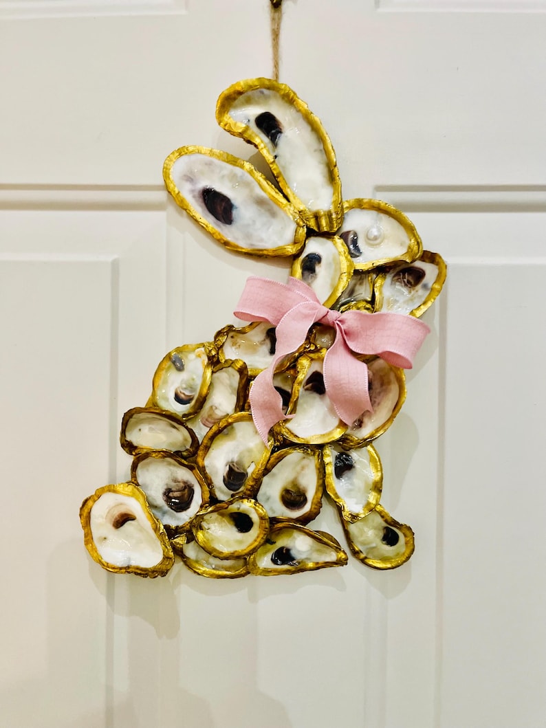 Oyster Shell Bunny - Etsy