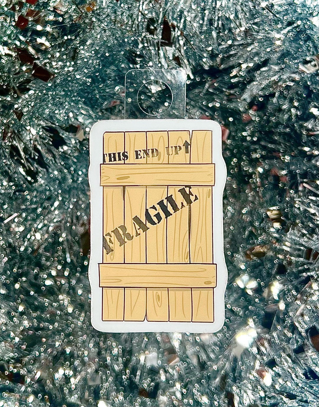 Fragile Crate Christmas Movie Sticker, A Christmas Story Inspired ...