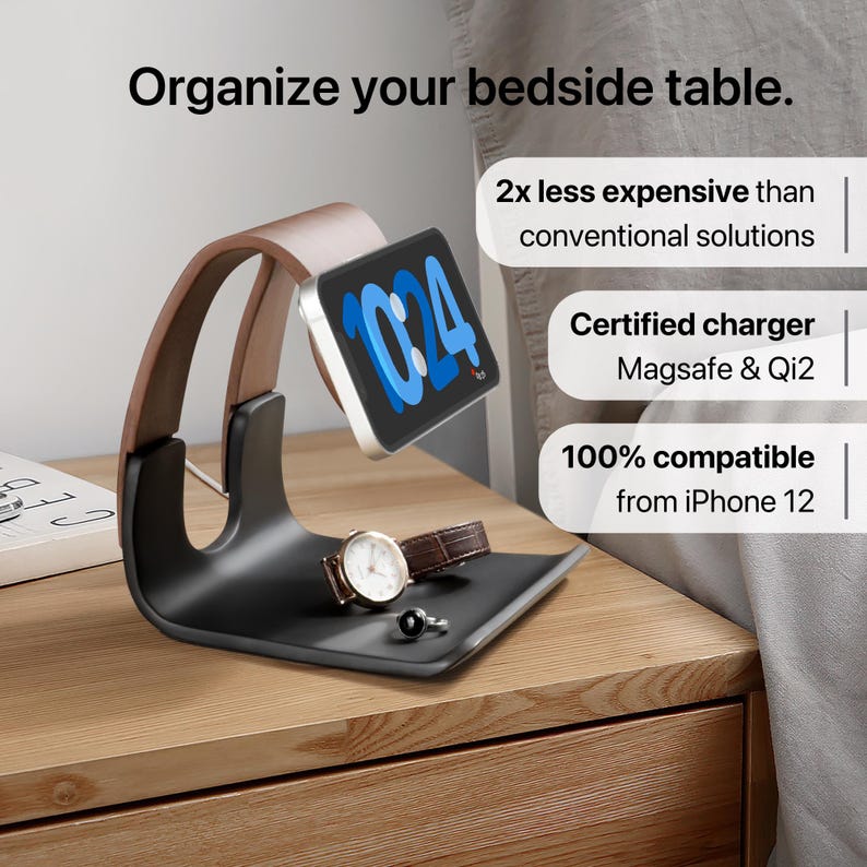 Wireless Magnetic iPhone Charger – Elegant and Natural Design, Egg ...
