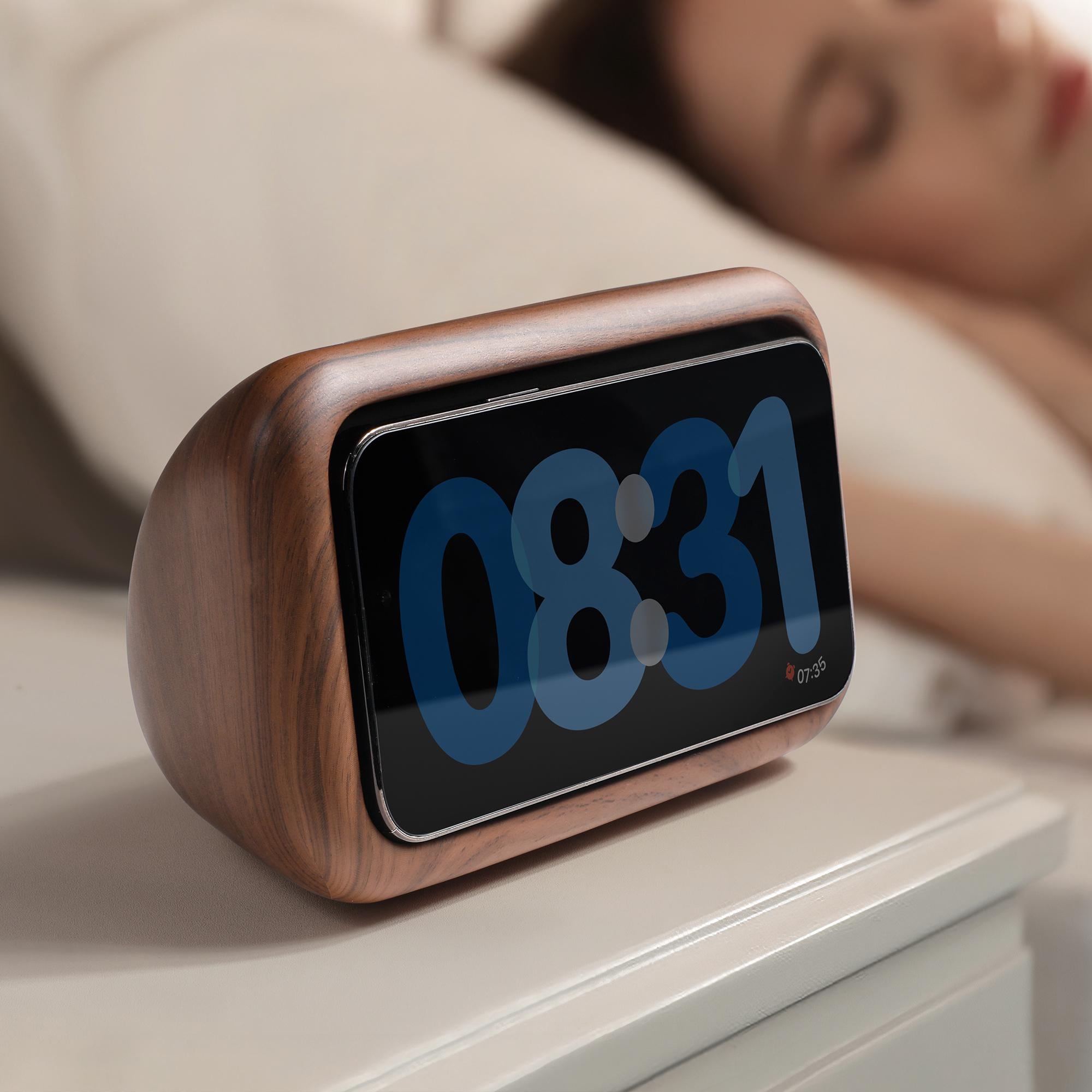 Retro Magsafe Charging Stand Wooden Style Charging Dock for iPhone 12 ...
