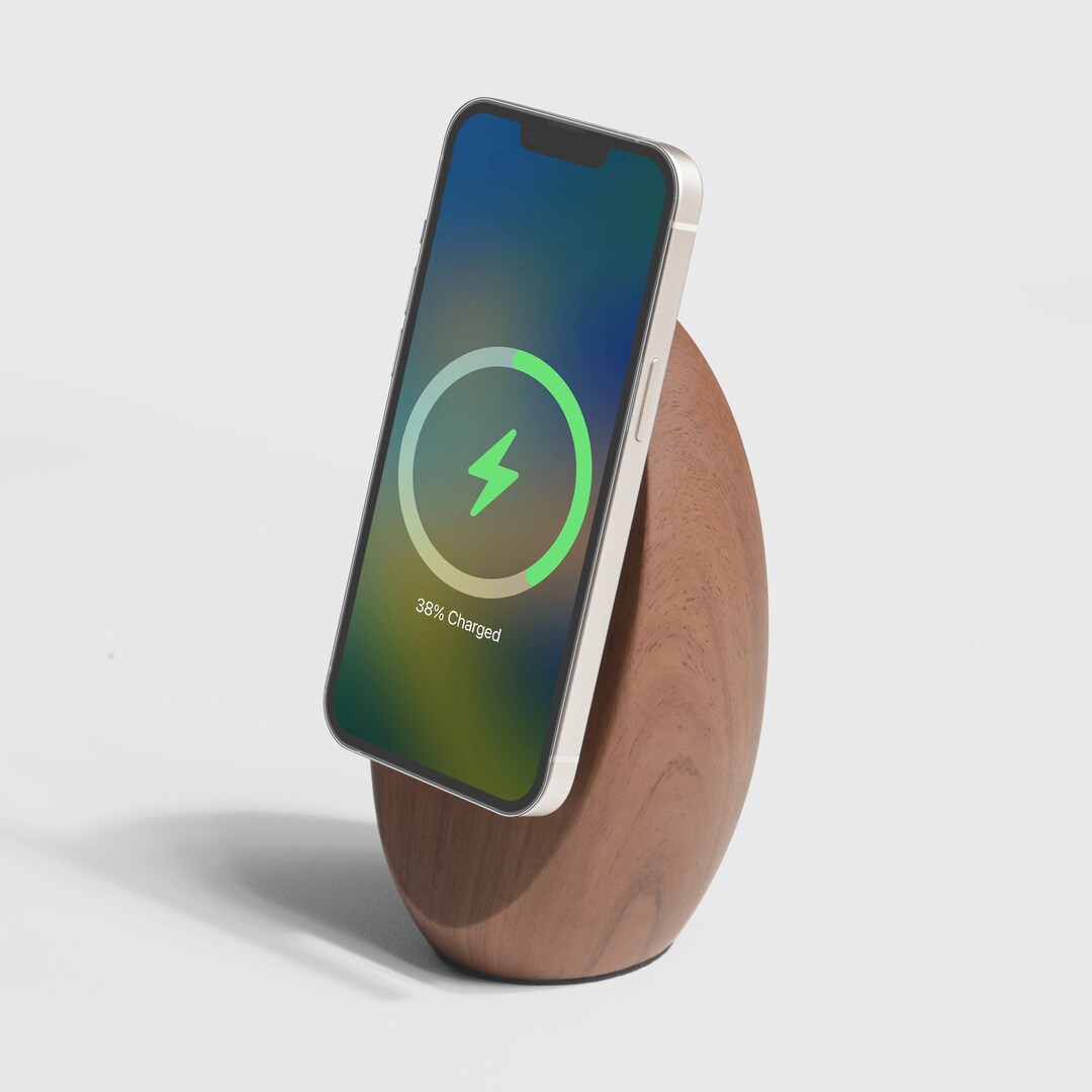 Wireless Magnetic iPhone Charger – Elegant and Natural Design, Egg ...