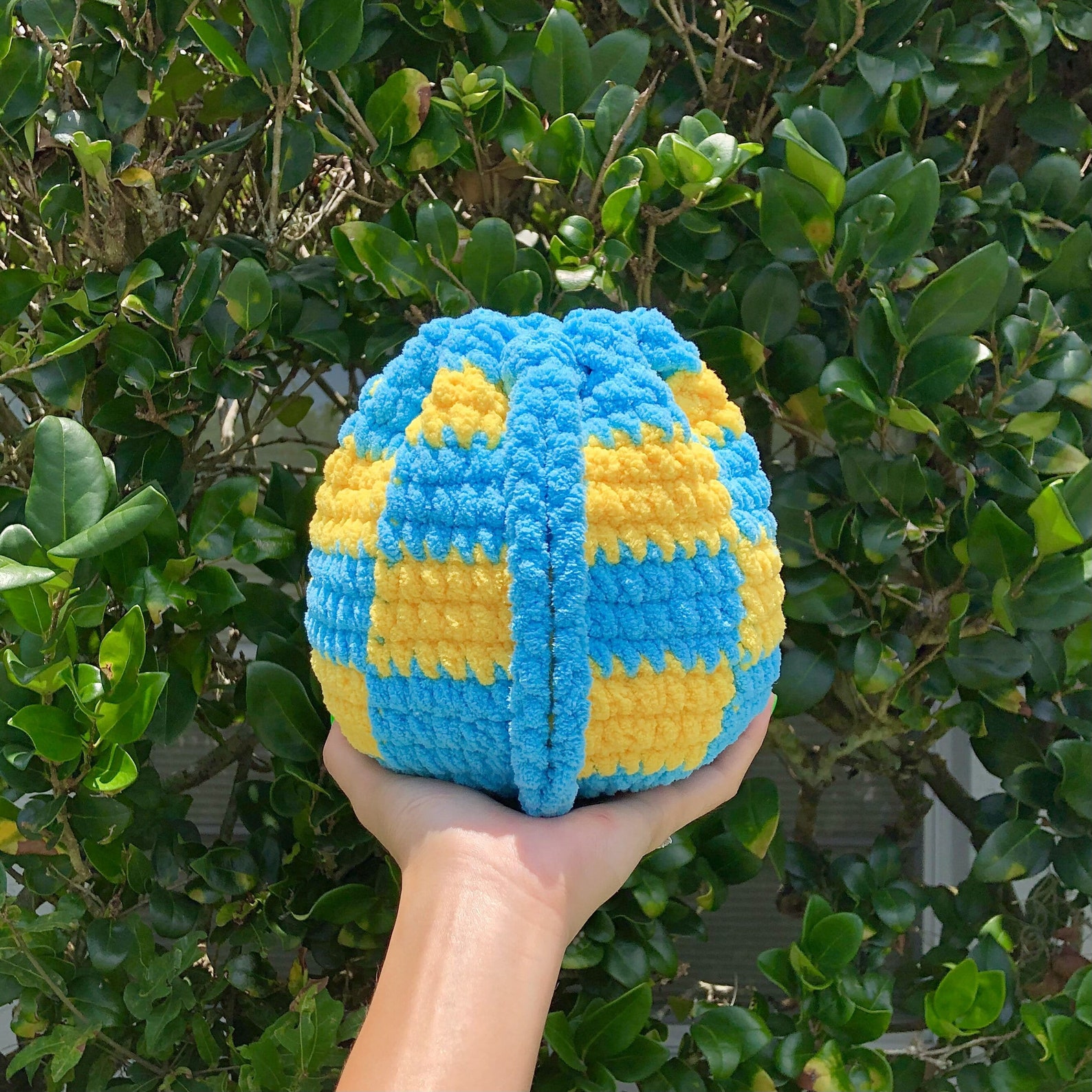 Checkerboard Crochet Bag - Etsy